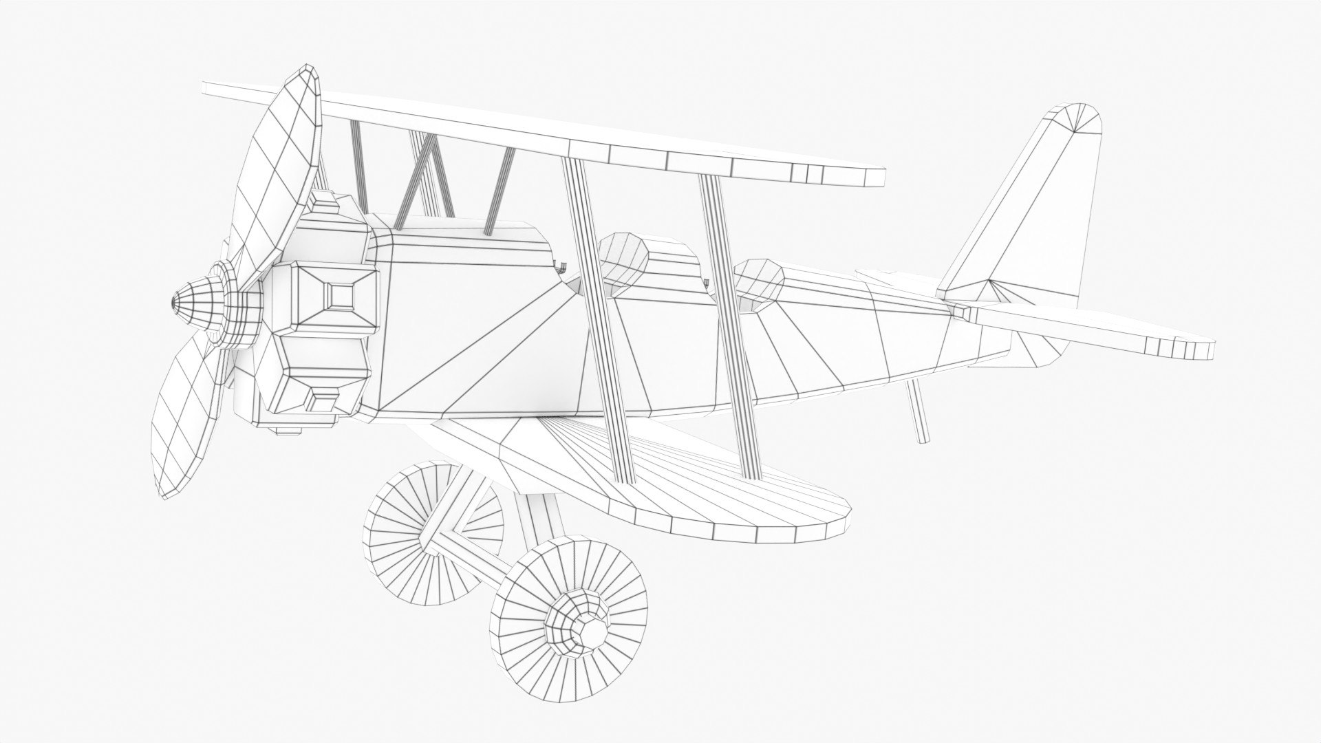 3D Airplane Biplane - TurboSquid 1953374