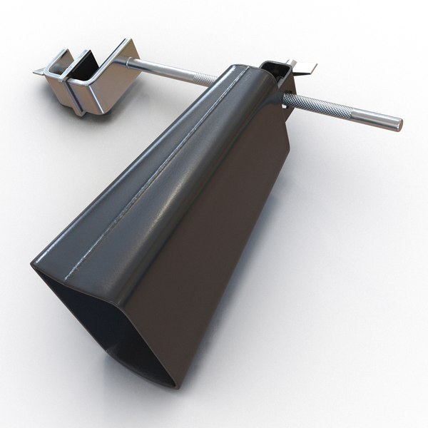 3d cowbell realistic