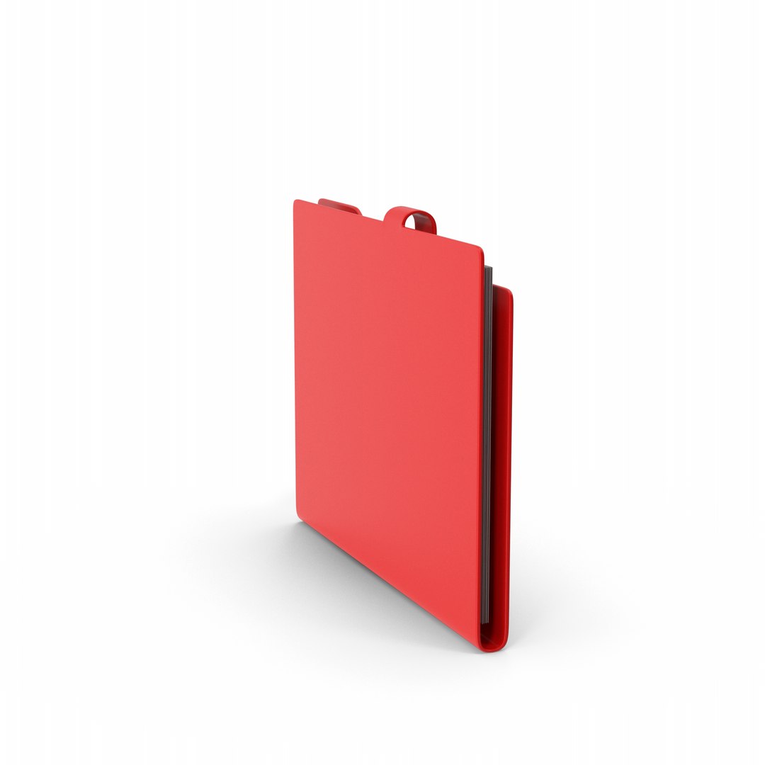3D Red File Folder And Magnifying Glass Model - TurboSquid 2269412