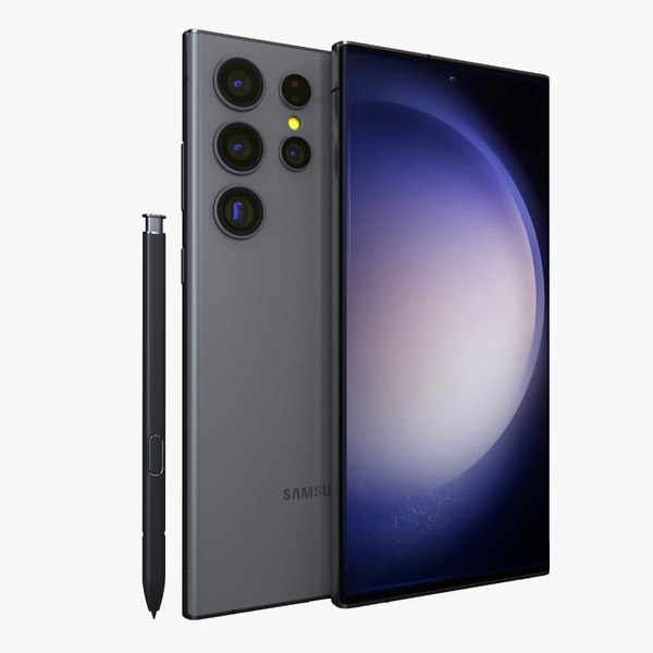 modelo 3d Samsung Galaxy S23 Ultra Graphite - TurboSquid 2037454