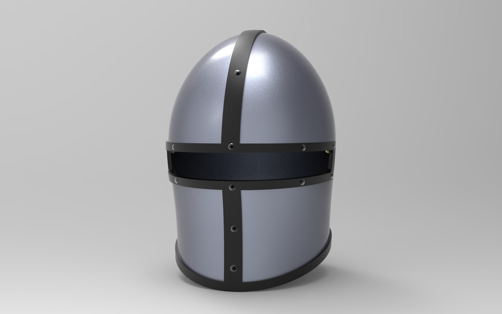 3D model knight great helm barbute - TurboSquid 1536410