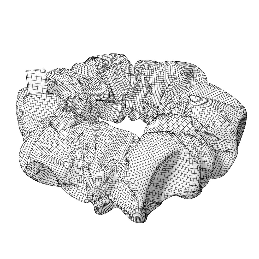 3D Scrunchie model - TurboSquid 2056895