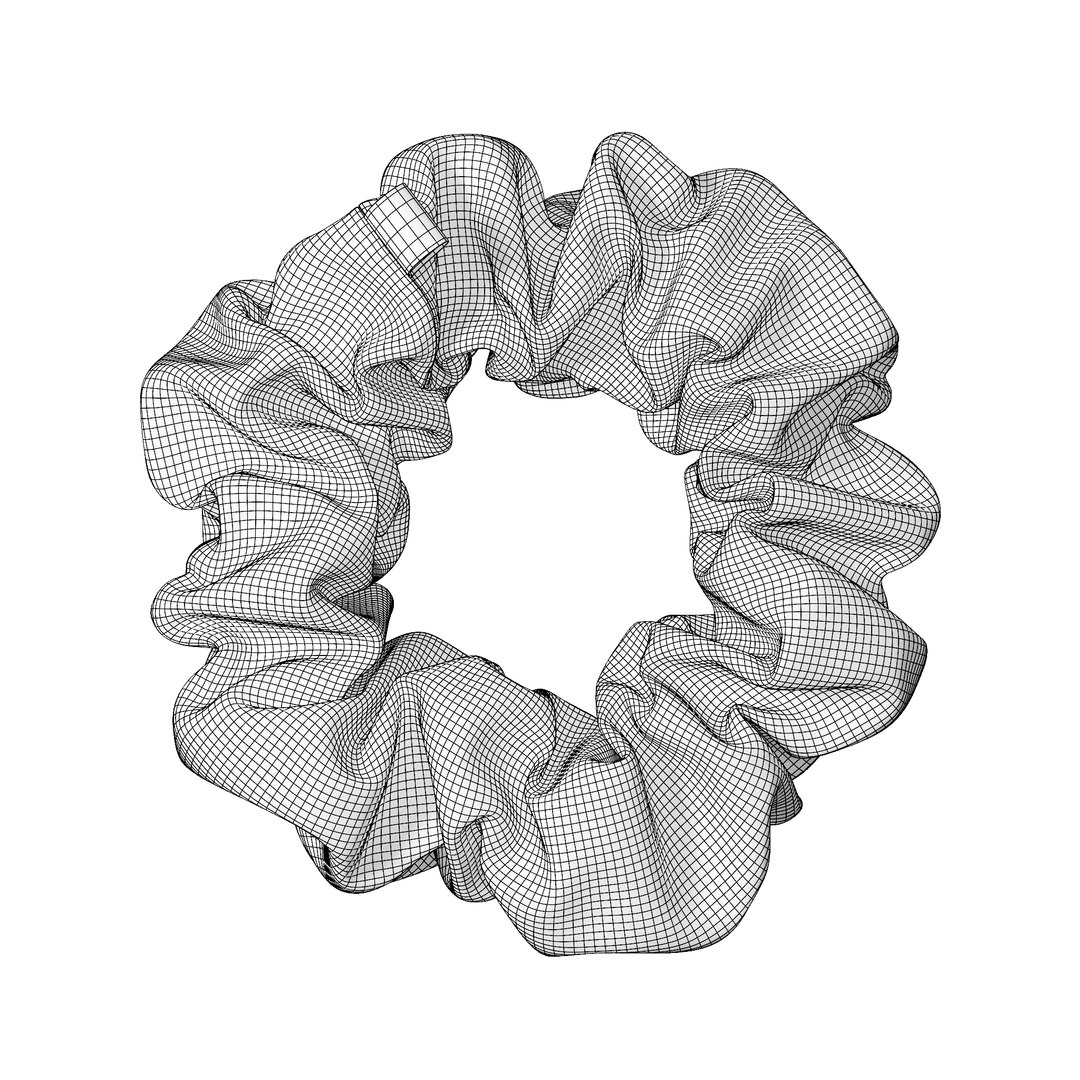 3D Scrunchie model - TurboSquid 2056895