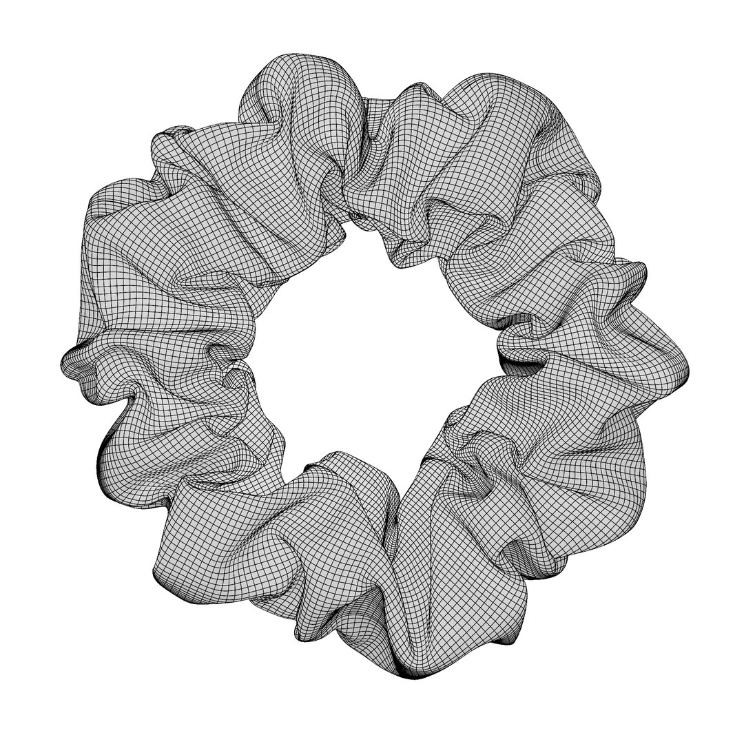 3D Scrunchie model - TurboSquid 2056895
