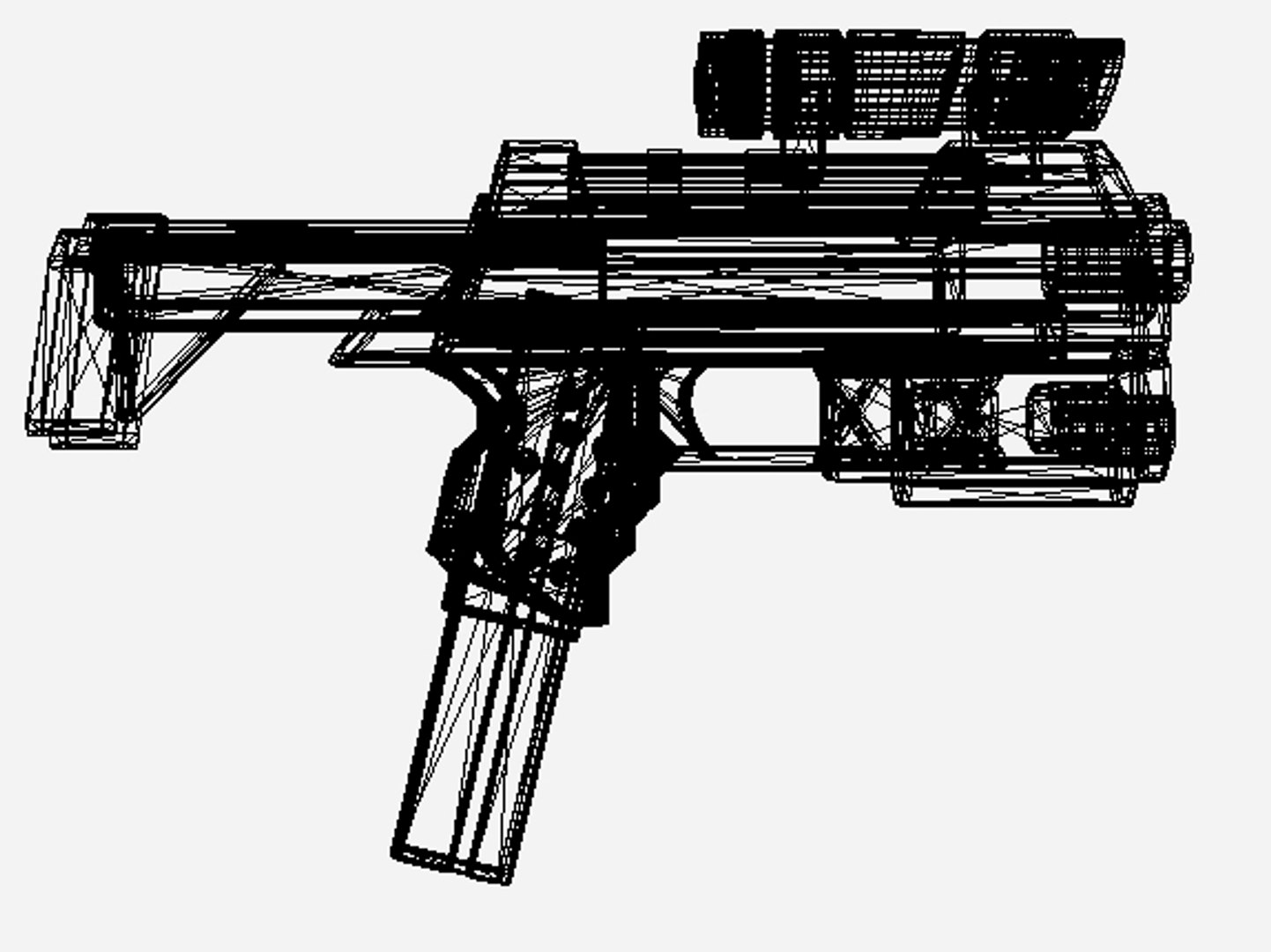 3d light smg model