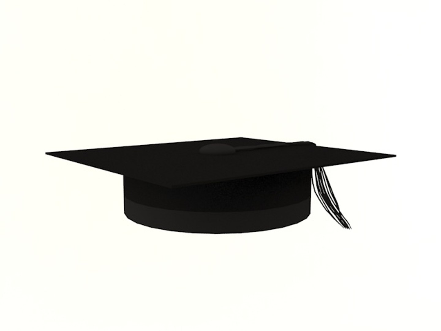3d Model Degree Scholar Cap