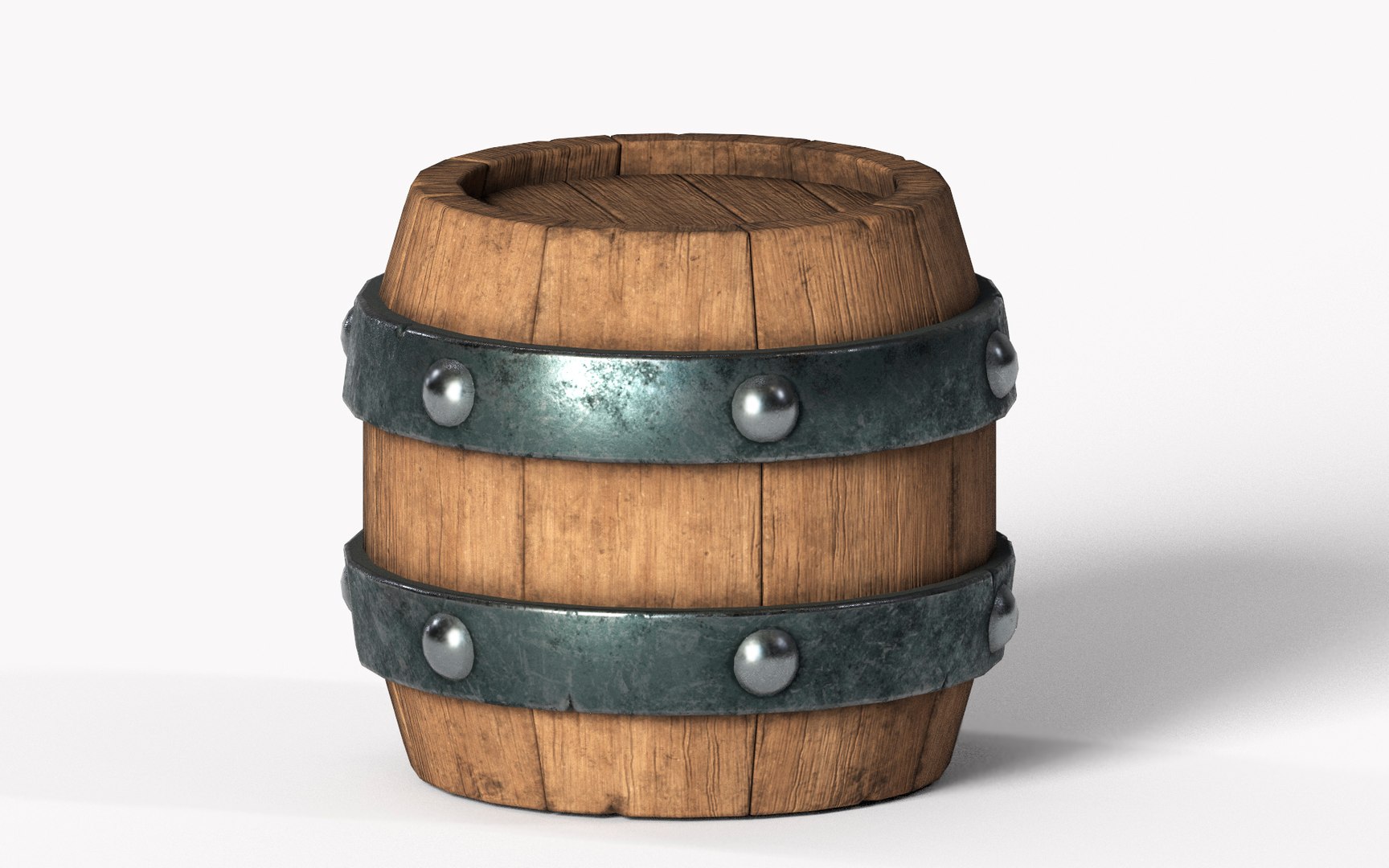 Stylized Barrel Contains 3D Model - TurboSquid 1533653