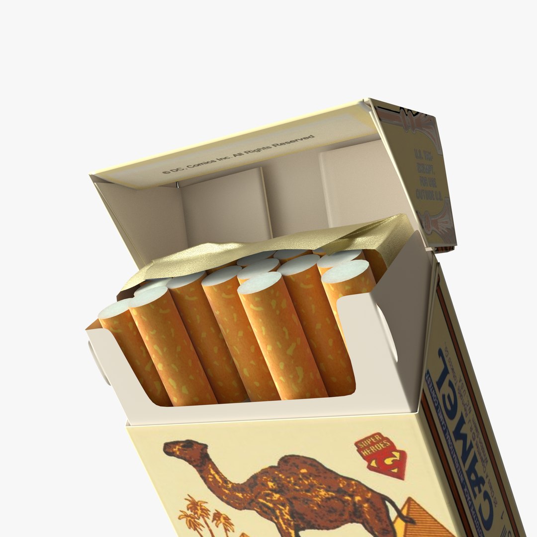 3D Camel Cigarettes Pack Rigged - TurboSquid 2145337