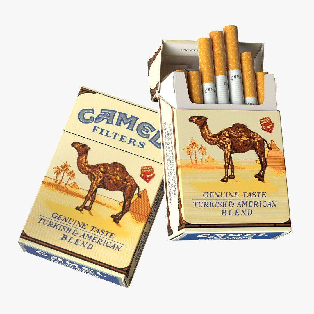 3D Camel Cigarettes Pack Rigged - TurboSquid 2145337