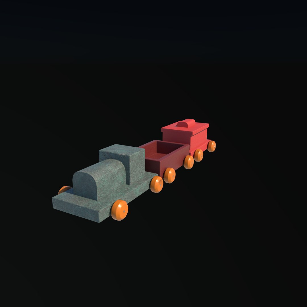 Toy Train 3D Model 3D Model - TurboSquid 2347985