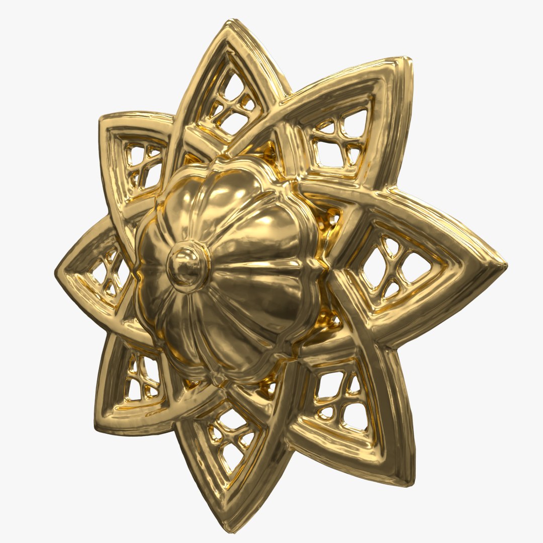 3D Ceiling Sockets Gypsum Plaster DR28 model - TurboSquid 2015569