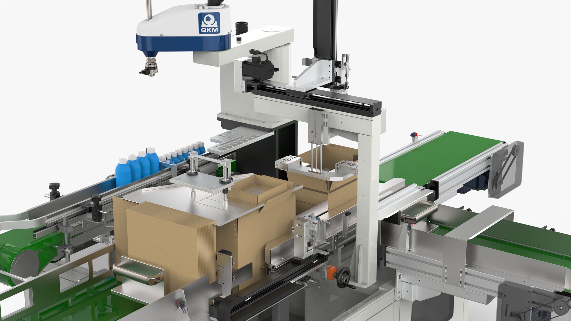 3D Automatic Unpacking And Packing Medicine Bottles Machine ...