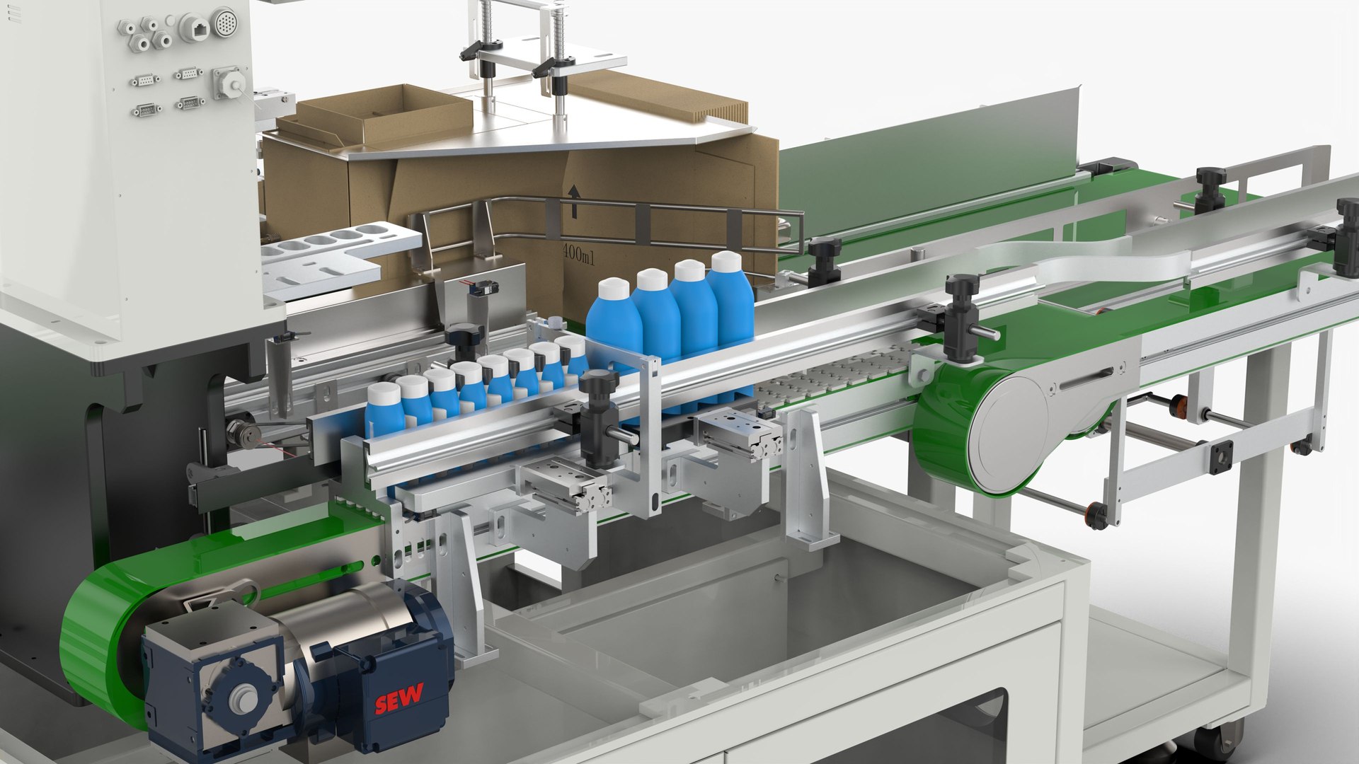 3D Automatic Unpacking And Packing Medicine Bottles Machine ...