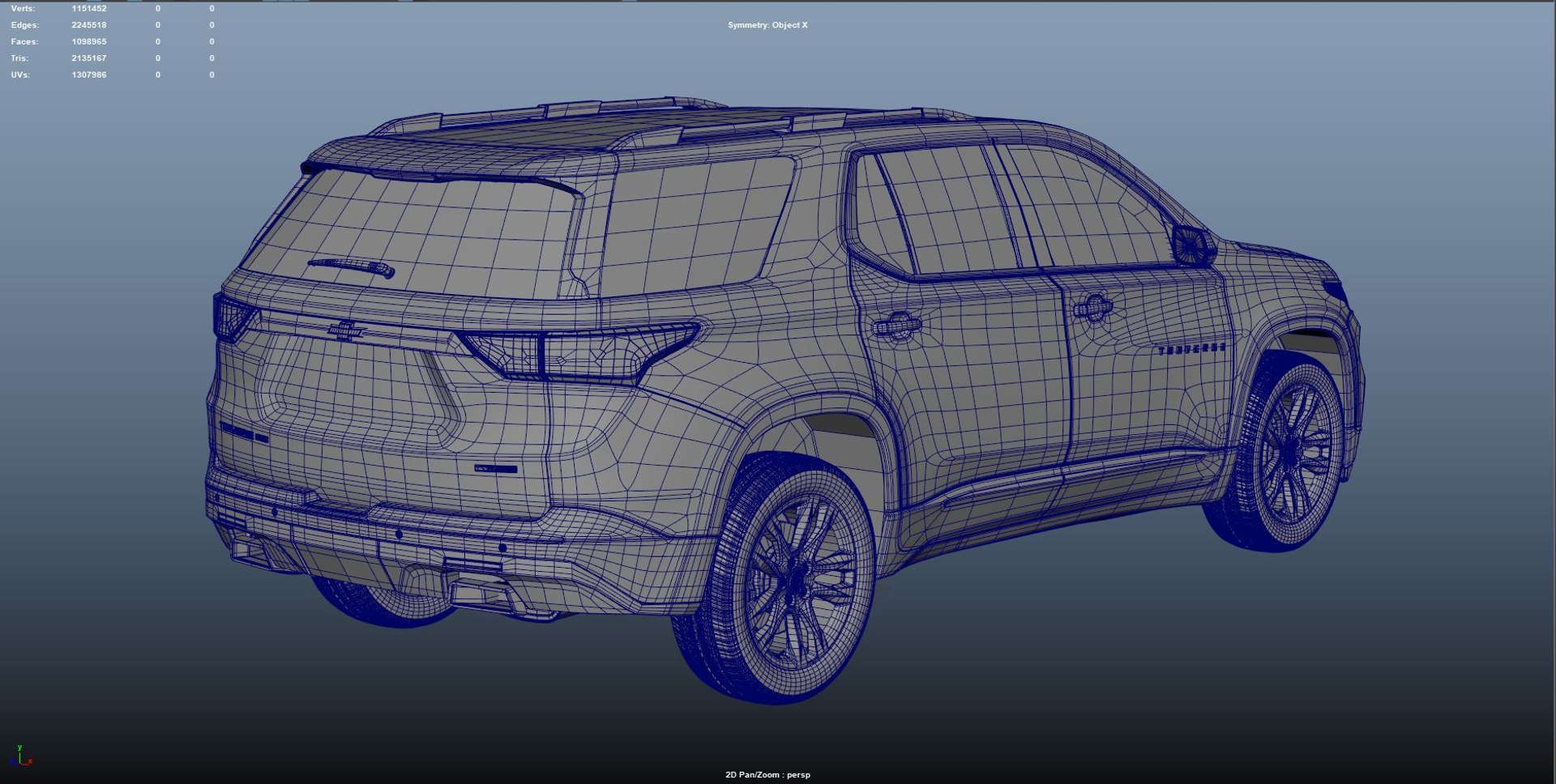 3D Chevrolet Traverse 2022 - TurboSquid 1793051
