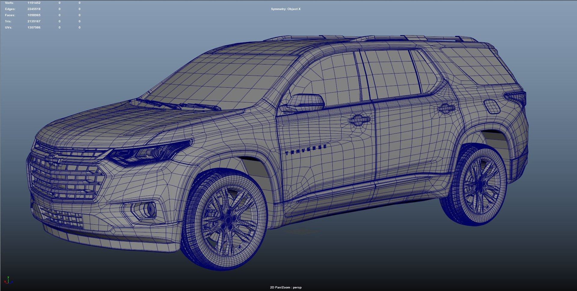 3D Chevrolet Traverse 2022 - TurboSquid 1793051
