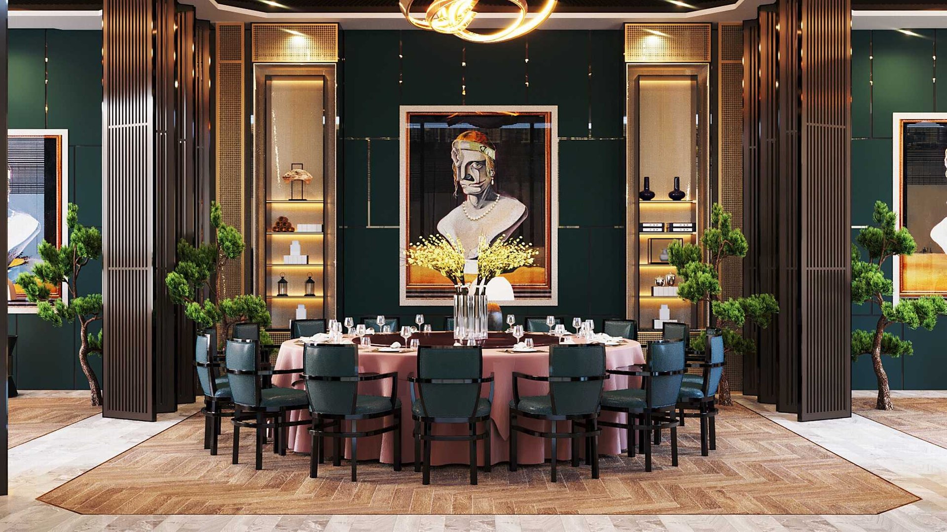 3D room interior bar model - TurboSquid 1699161