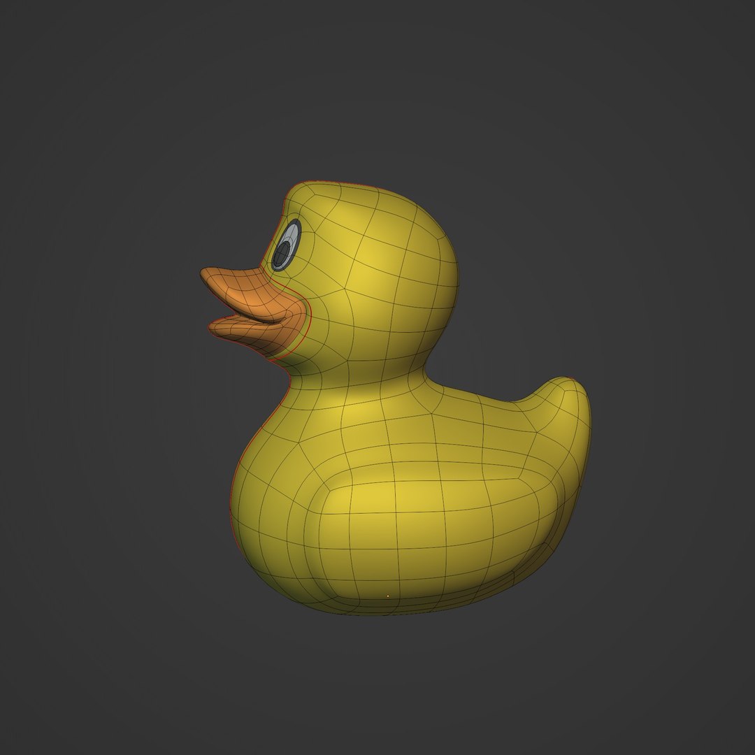 3D Model Cartoon Duck - TurboSquid 1790044