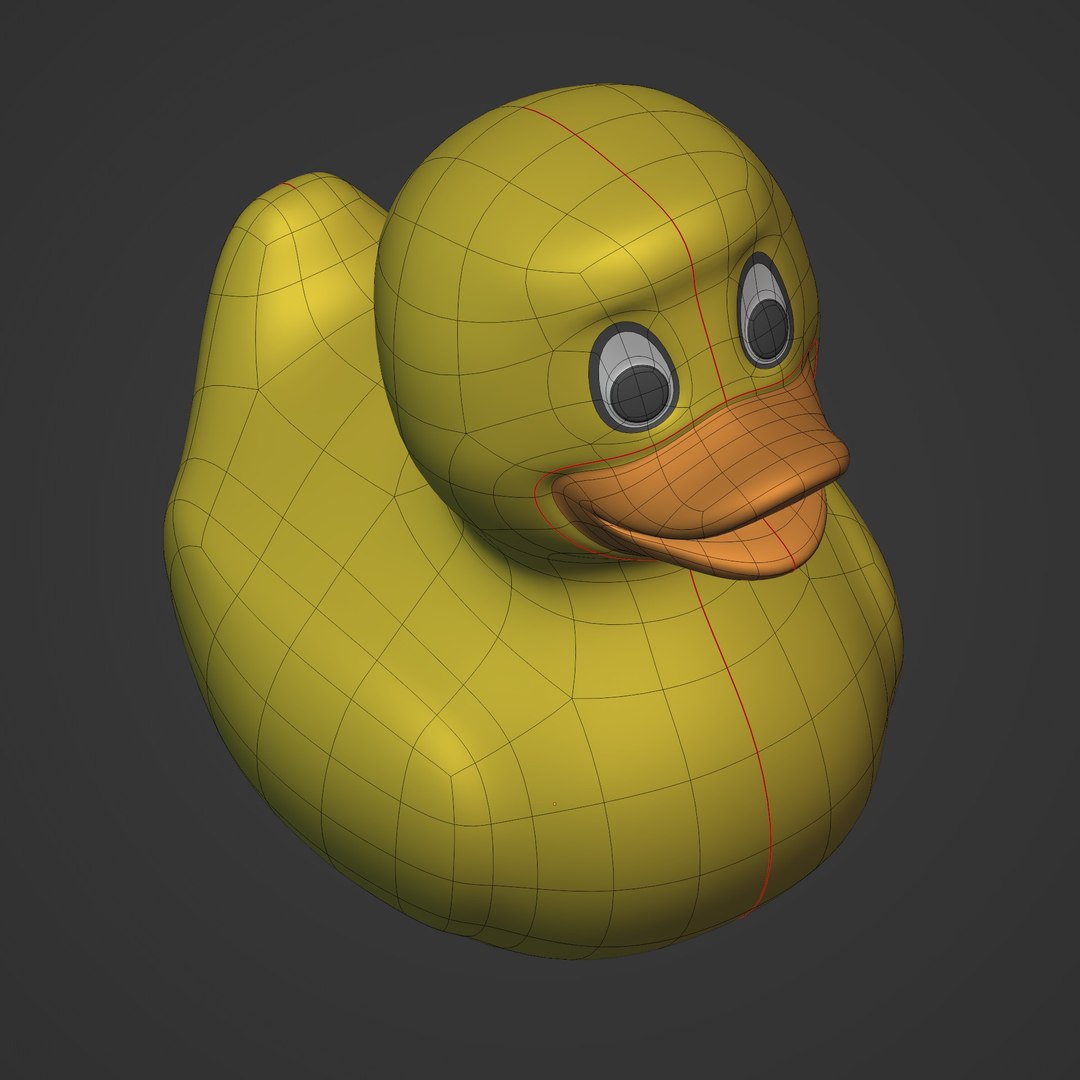3D Model Cartoon Duck - TurboSquid 1790044