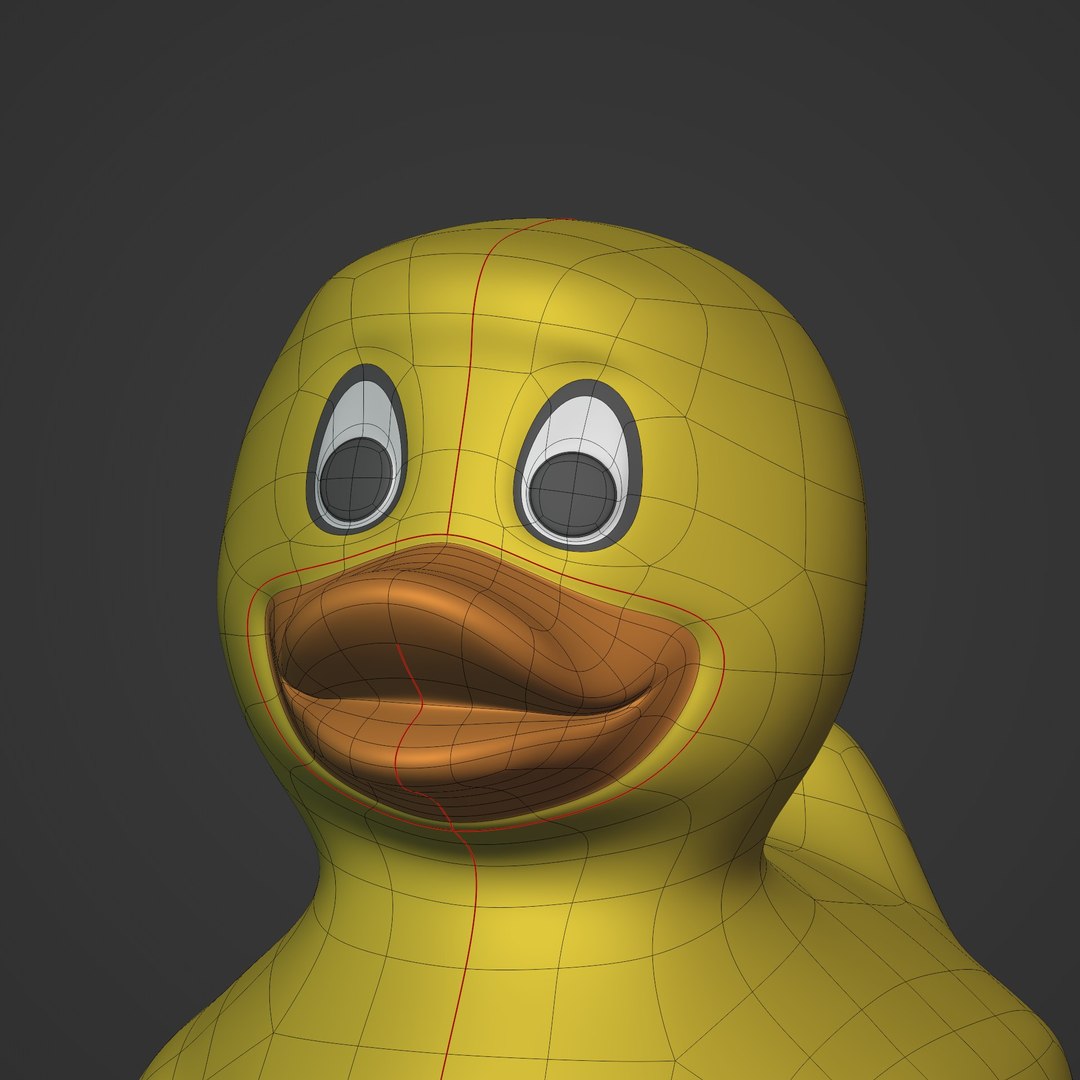 3D Model Cartoon Duck - TurboSquid 1790044