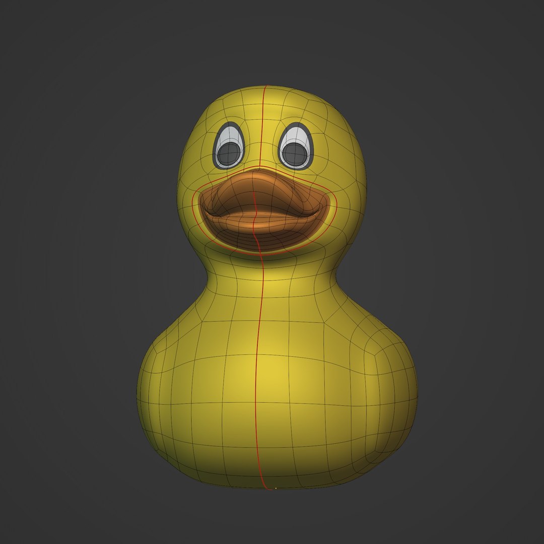 3D Model Cartoon Duck - TurboSquid 1790044