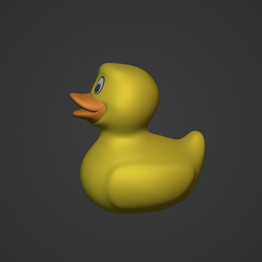 3D Model Cartoon Duck - TurboSquid 1790044