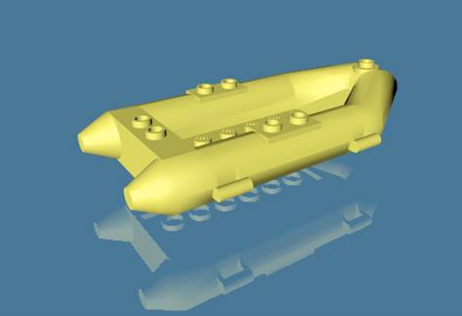 3d lego dinghy model