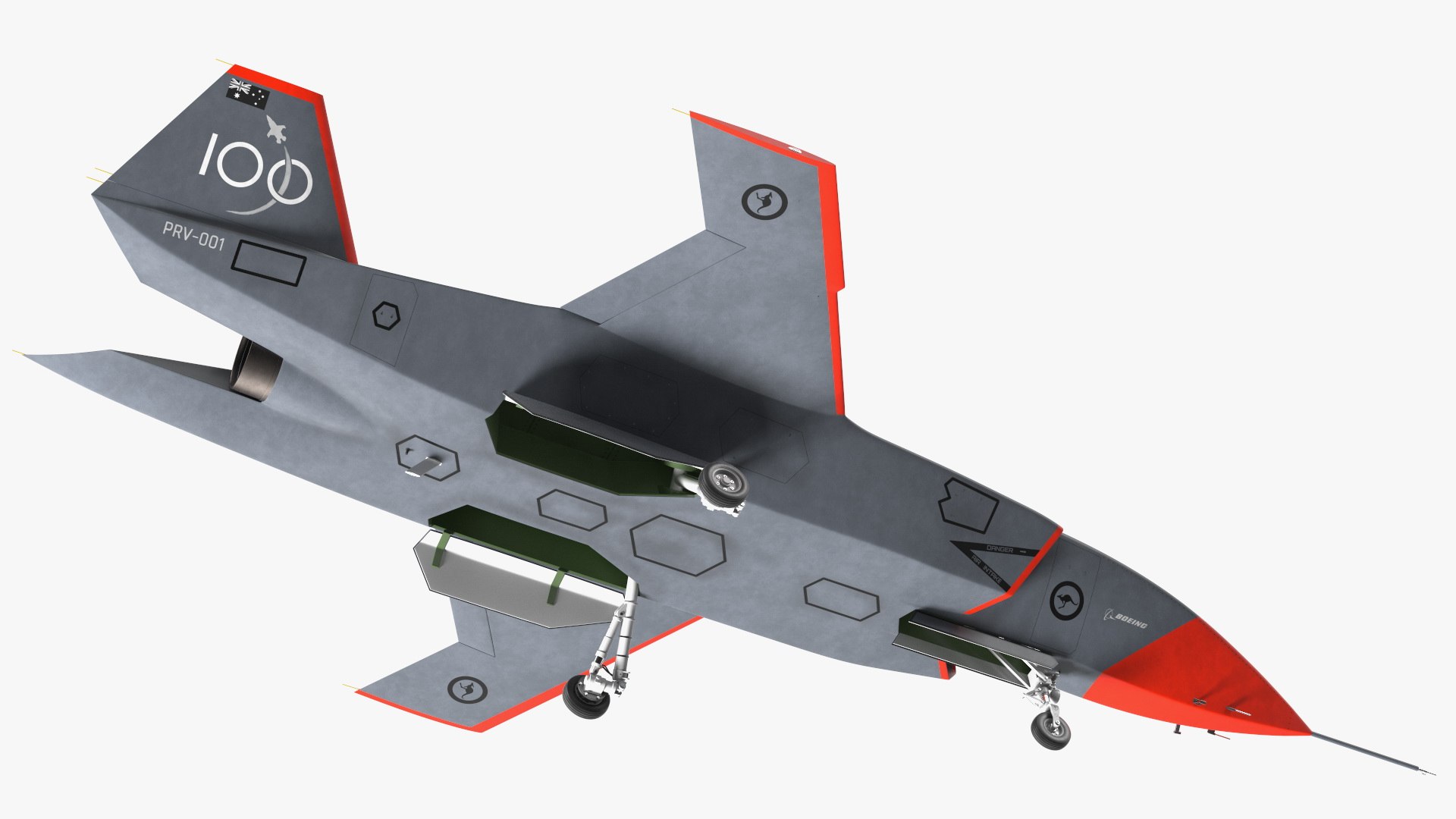 Boeing MQ-28 Ghost Bat Rigged 3D Model - TurboSquid 1957825