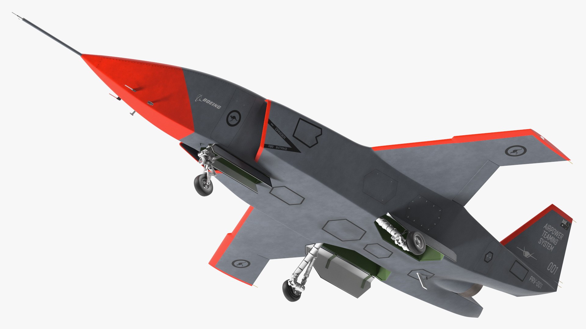 Boeing MQ-28 Ghost Bat Rigged 3D Model - TurboSquid 1957825