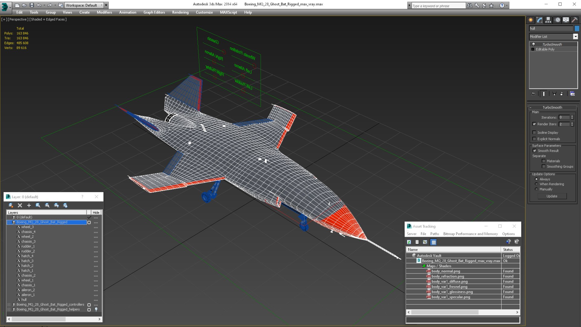 Boeing MQ-28 Ghost Bat Rigged 3D model - TurboSquid 1957825