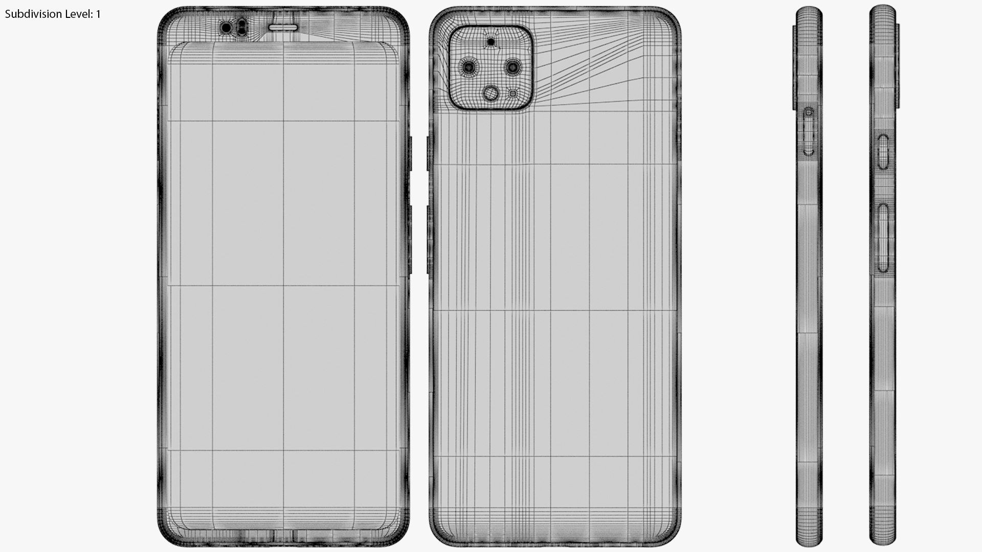 Realistic google pixel 4 3D model - TurboSquid 1461685