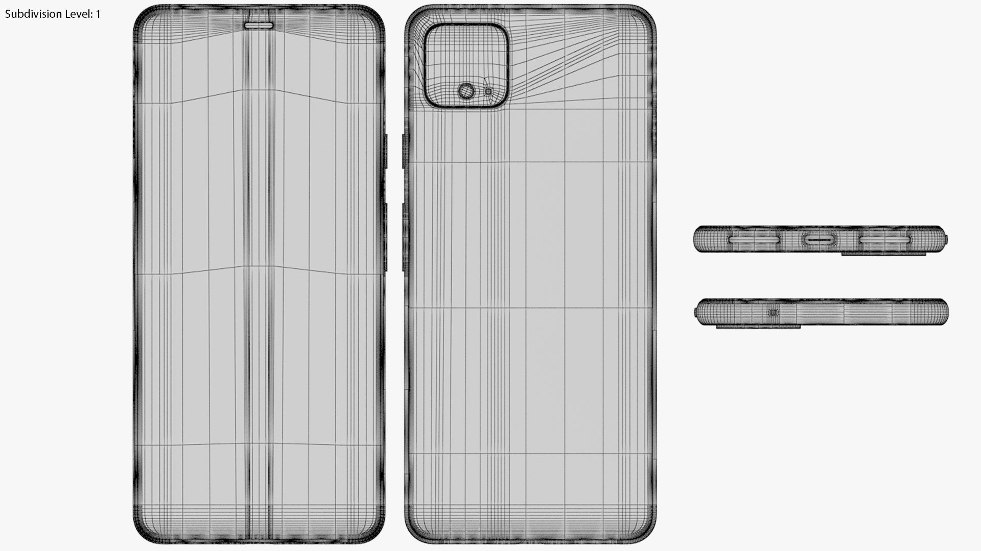 Realistic google pixel 4 3D model - TurboSquid 1461685