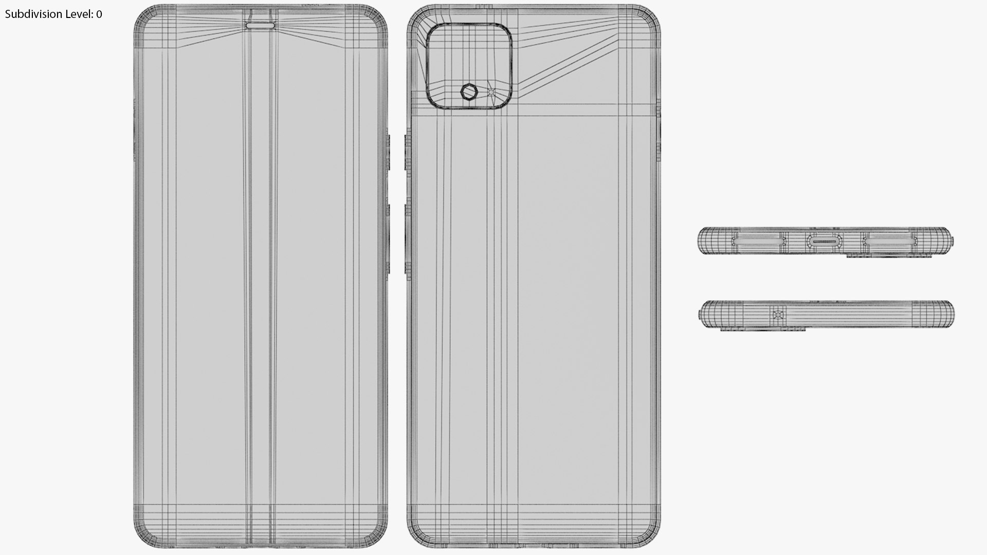 Realistic google pixel 4 3D model - TurboSquid 1461685