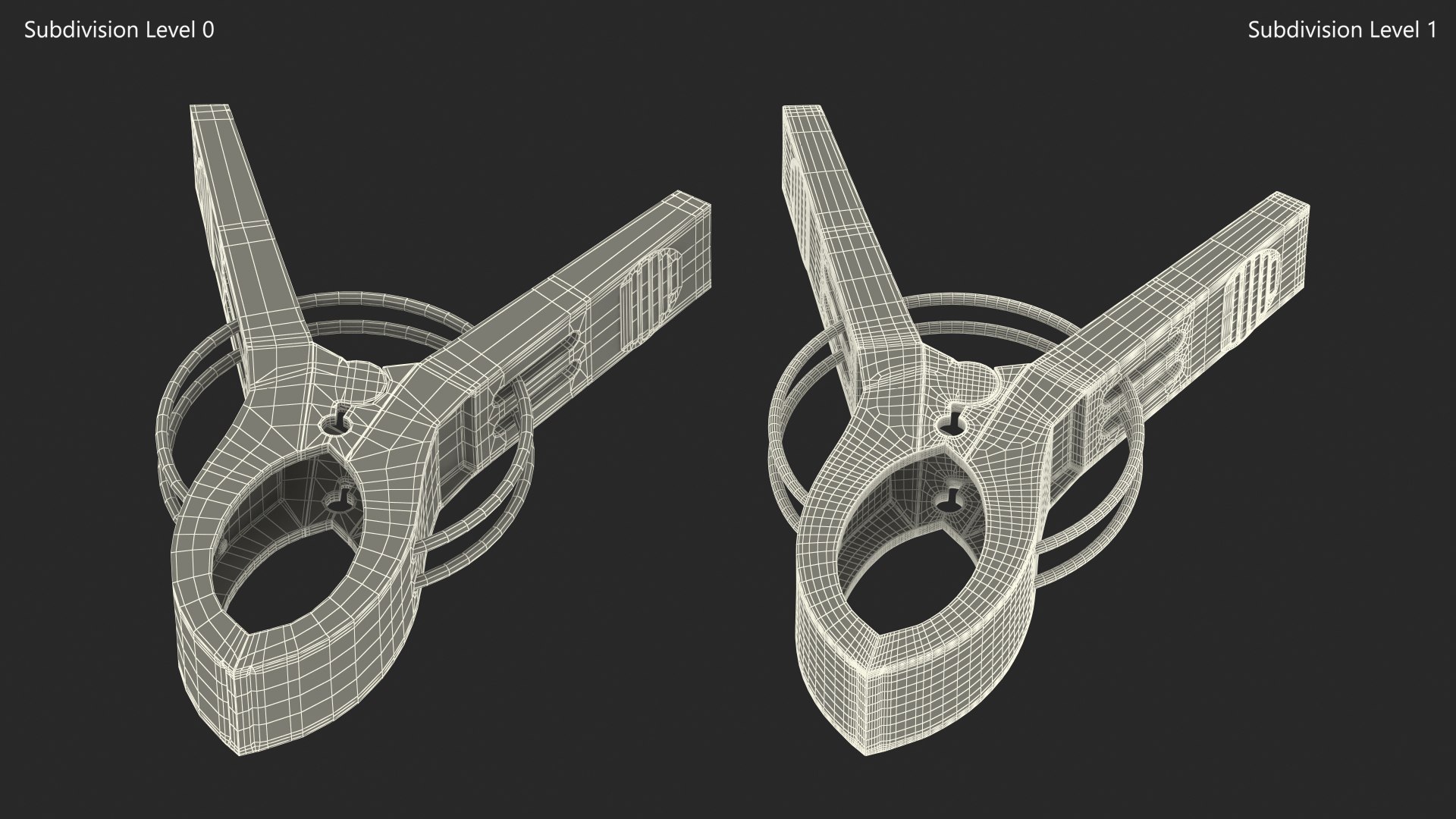 3D Plastic Laundry Clip Red Closed Model - TurboSquid 1991536