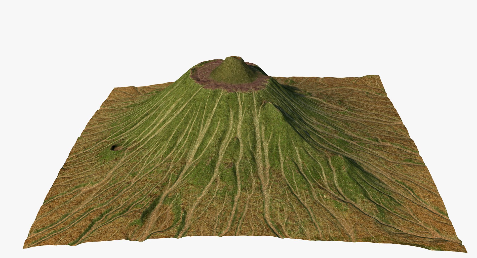 Tyatya Volcano 3D Model - TurboSquid 1246454