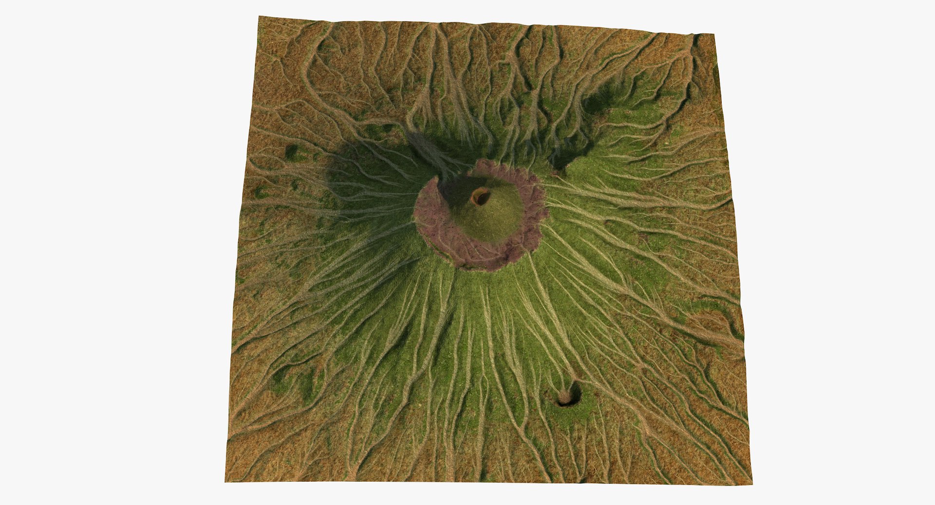 Tyatya Volcano 3D Model - TurboSquid 1246454