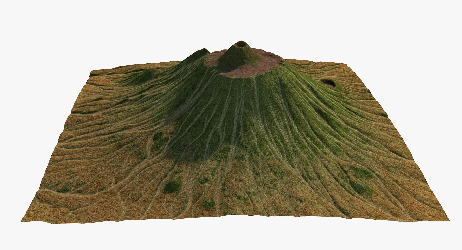 Tyatya Volcano 3D Model - TurboSquid 1246454