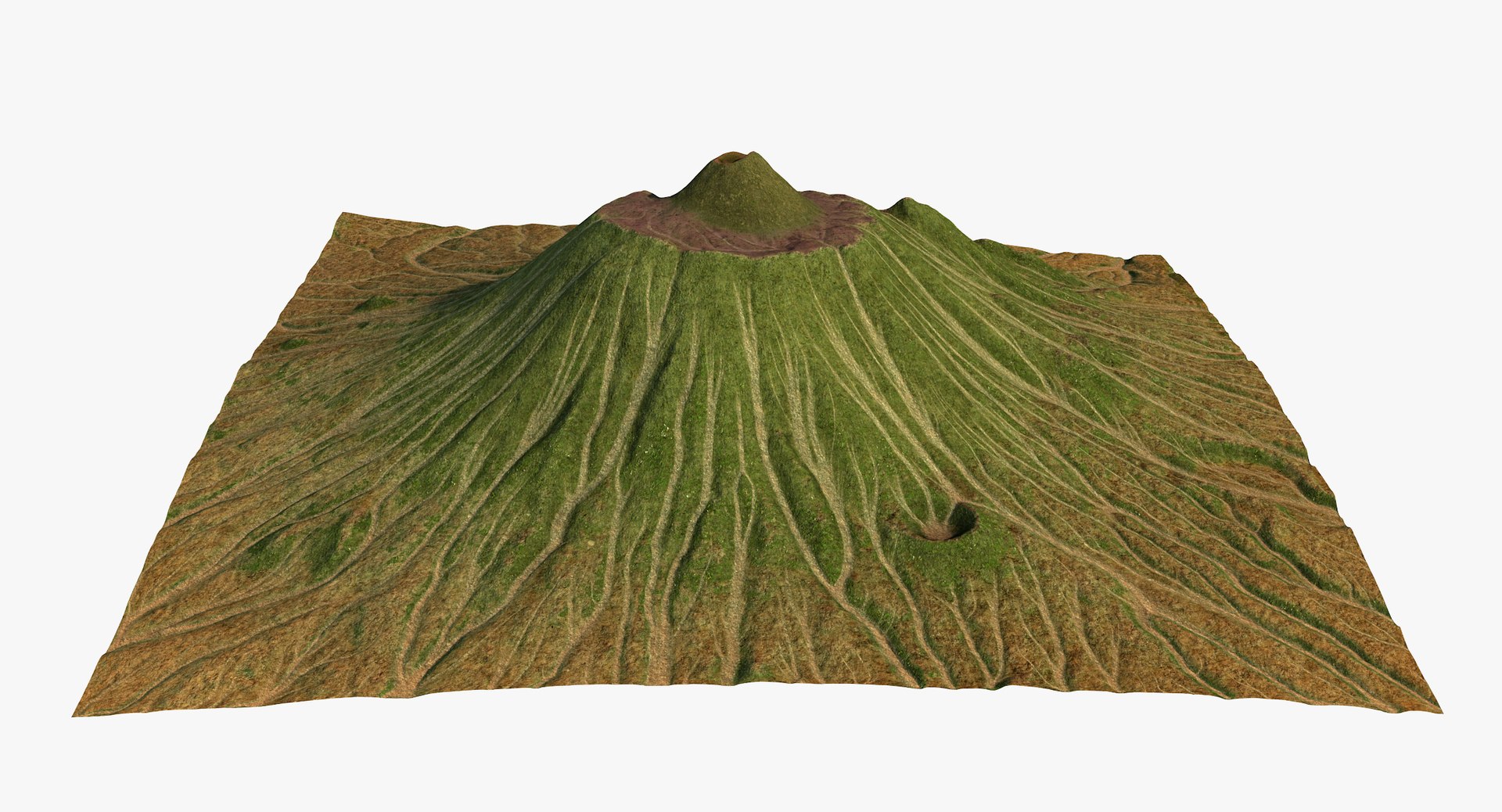 Tyatya Volcano 3D Model - TurboSquid 1246454