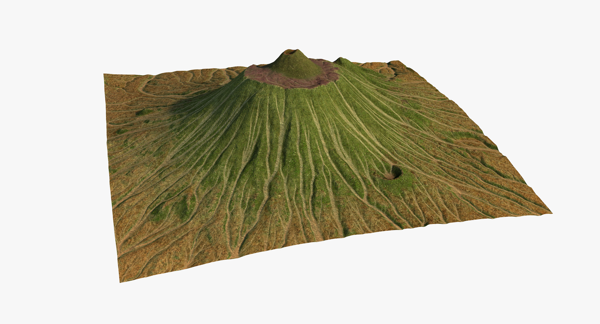 Tyatya Volcano 3D Model - TurboSquid 1246454