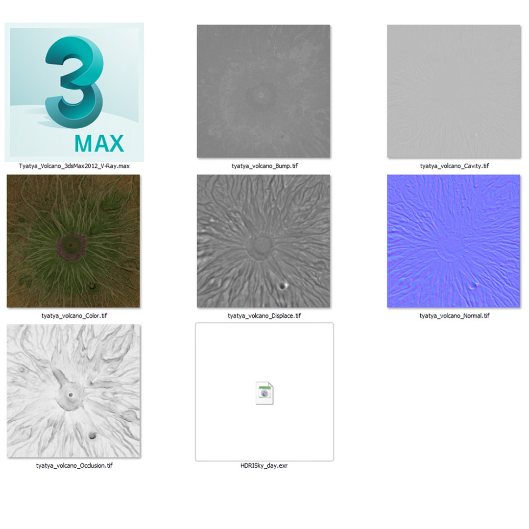 Tyatya Volcano 3D Model - TurboSquid 1246454