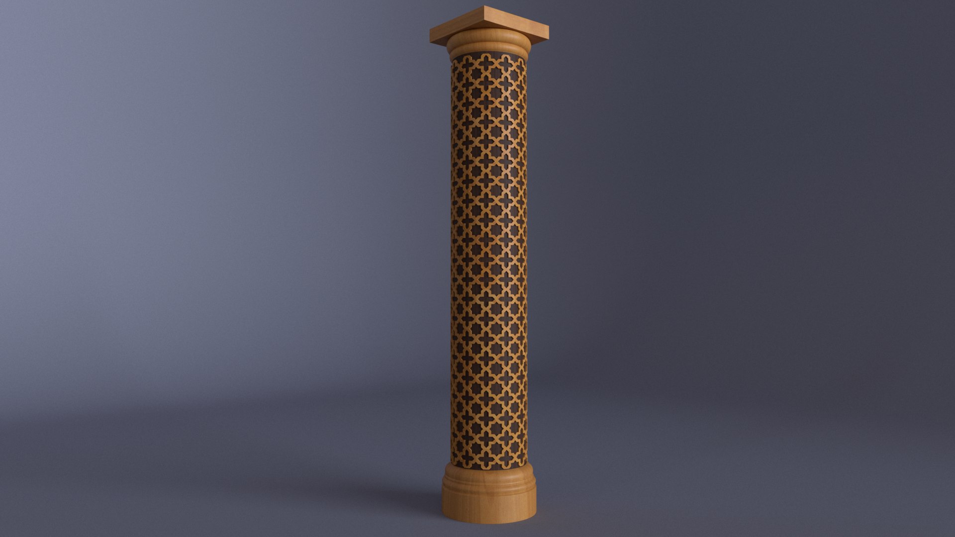 Asian column 3D model - TurboSquid 1599884