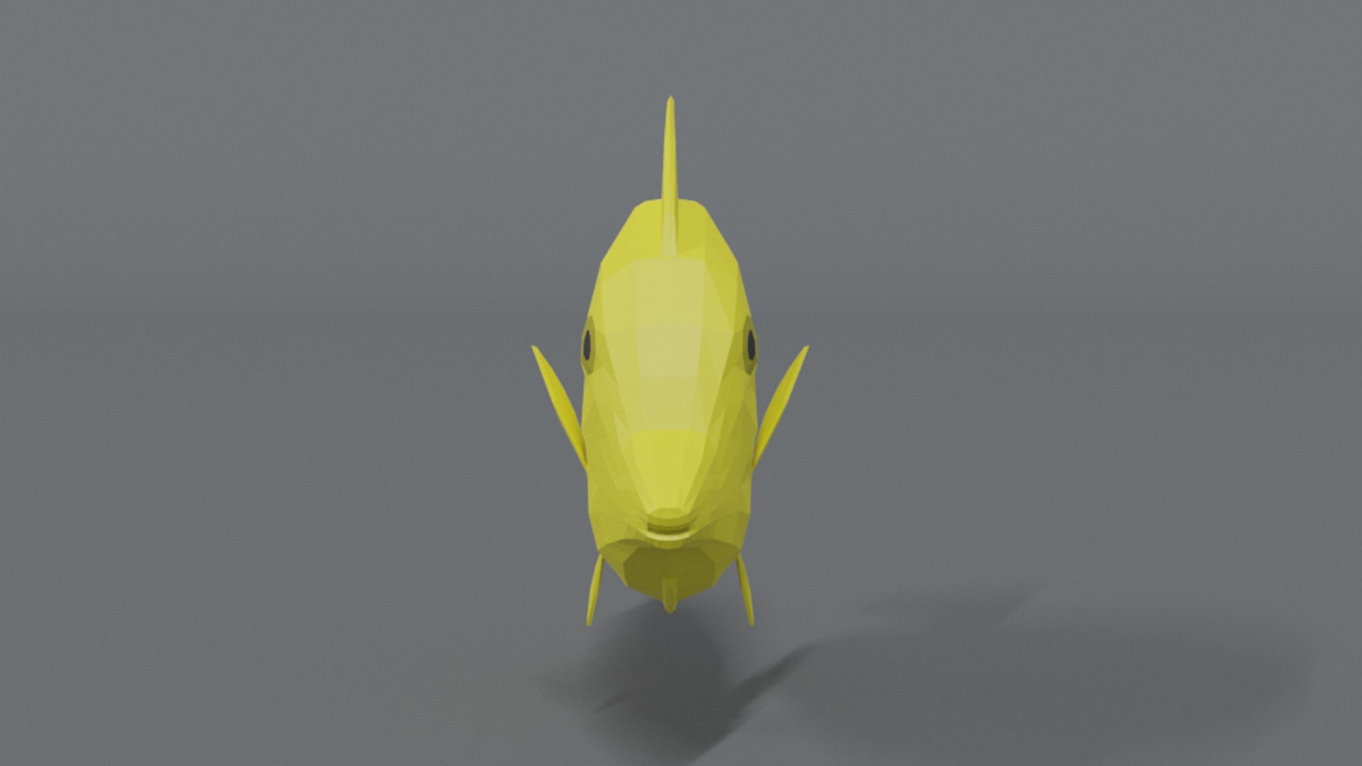 Yellow tang fish 3D model - TurboSquid 1562226
