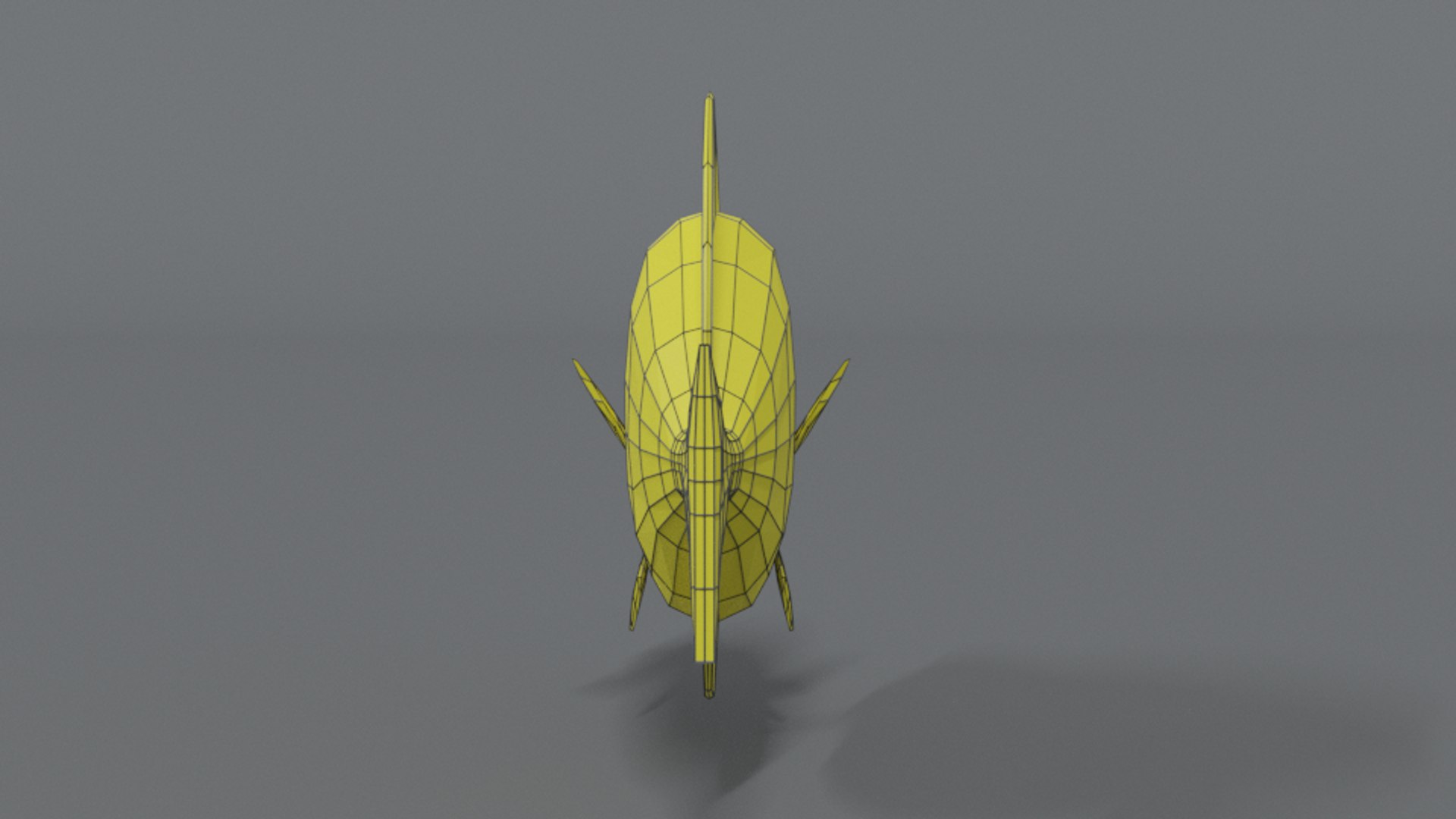 Yellow tang fish 3D model - TurboSquid 1562226