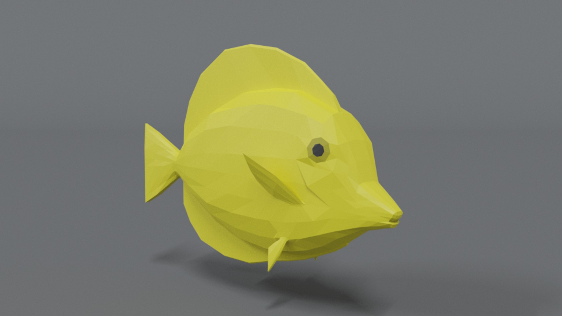 Yellow Tang Fish 3D Model - TurboSquid 1562226