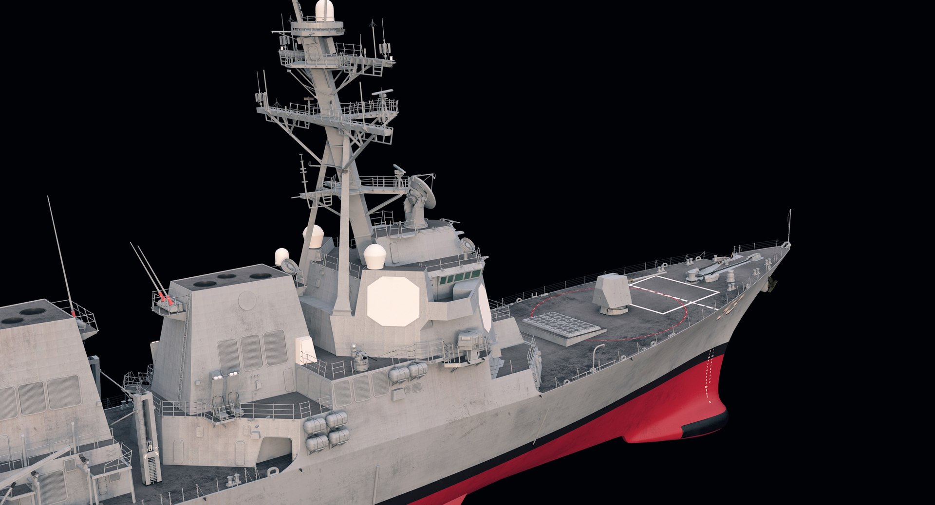 Uss Ddg 93 3d Max
