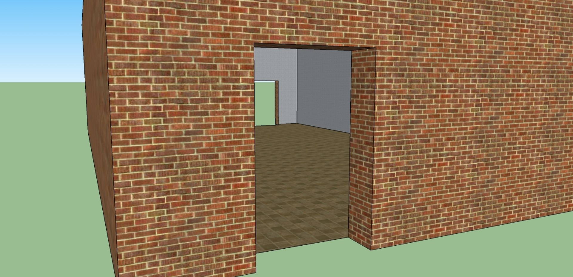 Simple Brick House 3ds Free