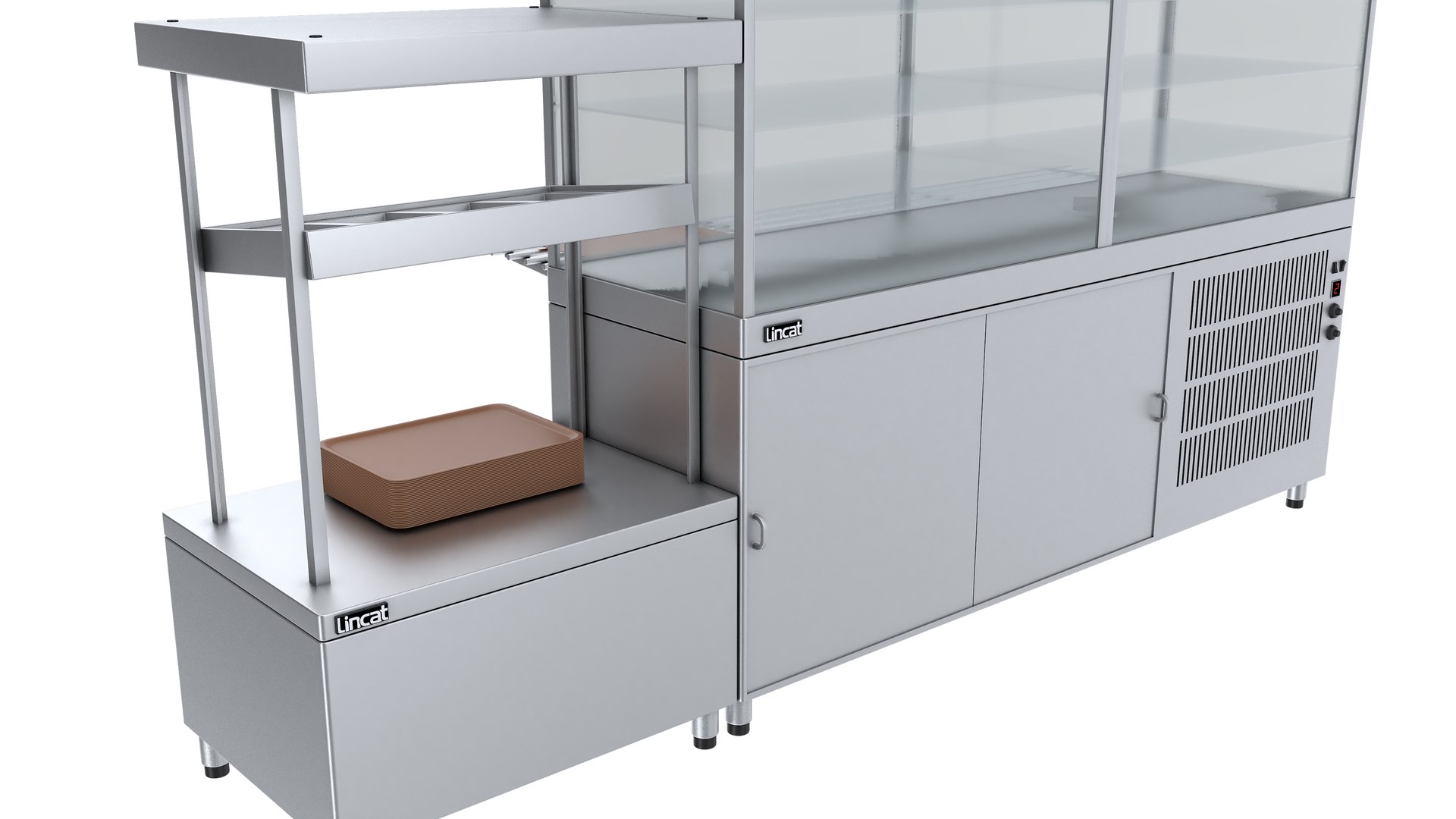 3D Model Glass Front Deli Counter - TurboSquid 2277207