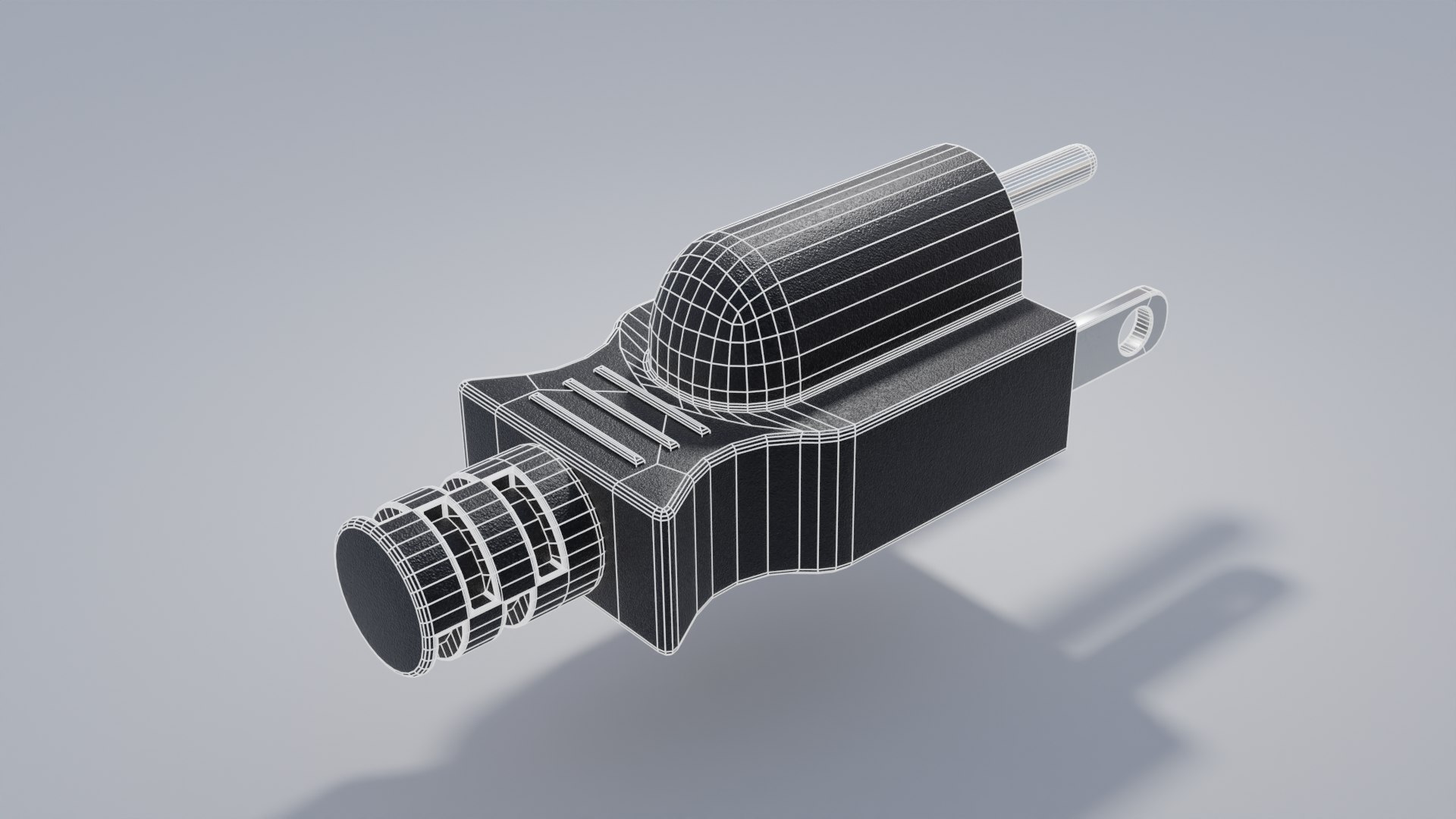 3D NEMA 5-15p Power Plug Male Low-poly 3D Model - TurboSquid 1963944