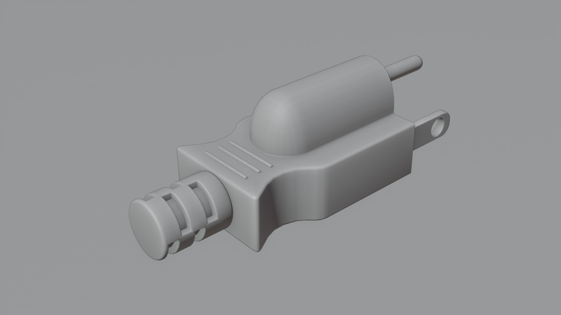 3D NEMA 5-15p Power Plug Male Low-poly 3D Model - TurboSquid 1963944