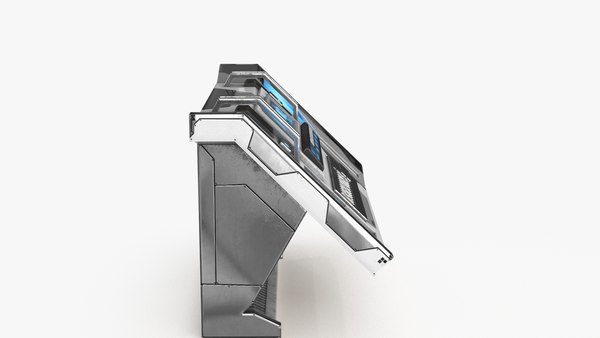 Sci Fi Control Panel Table L 3D model - TurboSquid 2028326