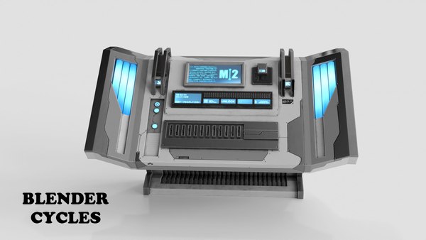 Sci Fi Control Panel Table L 3D model - TurboSquid 2028326